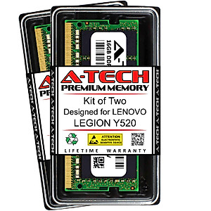 A-Tech 32GB (2 x 16GB) RAM for Lenovo Legion Y520 | DDR4 2400MHz SODIMM PC4-19200 260-Pin Non-ECC Memory Upgrade Kit