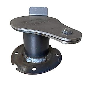 LavaLock BBQ Smoker Supply Uds Ugly Drum Parts Intake Teardrop Vent Damper 1-1/2 Flange for 55 Gallon Drum