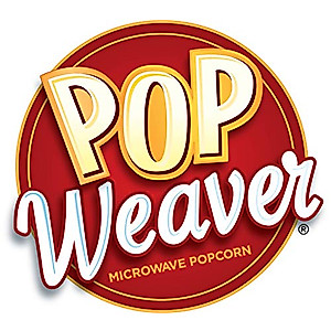 Pop Weaver Microwave Popcorn, Extra Butter, 22 Bags per Box…