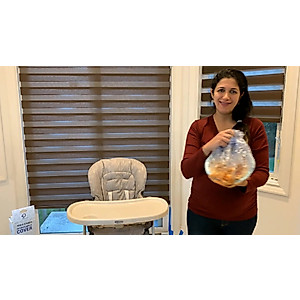 Pristine Aid Toddler Table Cover for Regular Sized Highchair – 8Pcs Set Red Characters High Chair Cover Compatible with Standard Trays – Disposable Design –Non-Messy Baby Weaning Solution