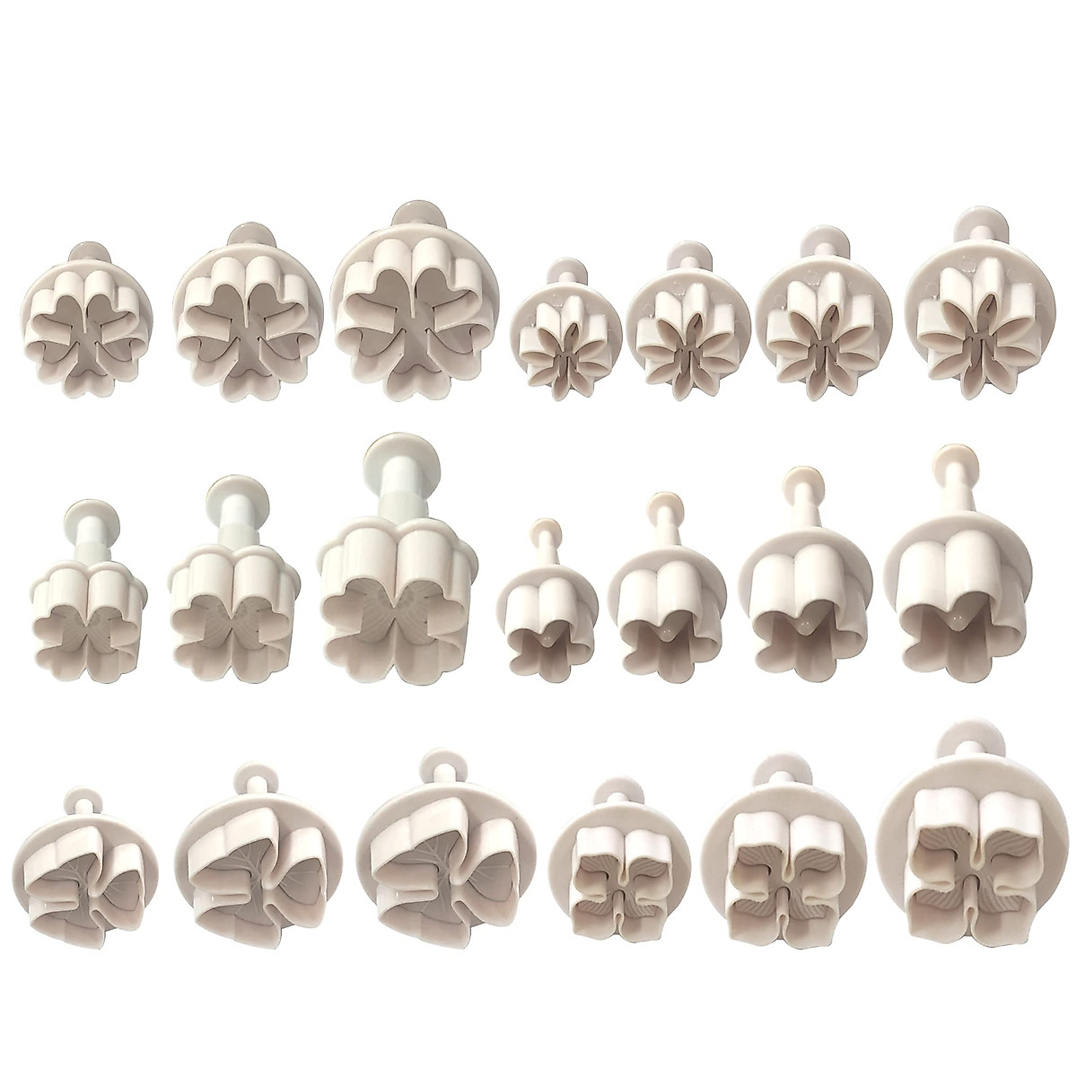 Cookie Cutters Plunger Cutter Cake Decorating Supplies Fondant Molds White Daisy Hydrangea Five-petaled Flowers Lucky Grass Four-petaled Flowers Love Five-petaled
