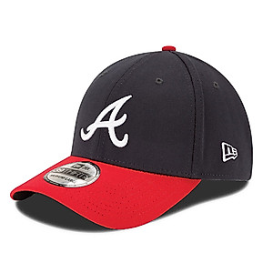 New Era MLB 2-Tone Team Classic 39THIRTY Stretch Flex Fit Hat Cap (as1, Alpha, s, m, Atlanta Braves)