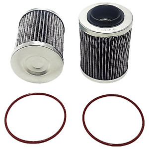 Gewxgzo 420956123 420956120 Oil Filter Glass Fiber Material Fit for Maverick X3 R MAX Sea-Doo GTI GTR GTS 90 900(2 Pack)