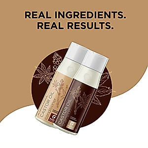 Jamaican Black Castor Oil Shampoo and Biotin Collagen Keratin Conditioner Set for Scalp Care - Sulfate-Free for Fine Hair and Dry Scalp