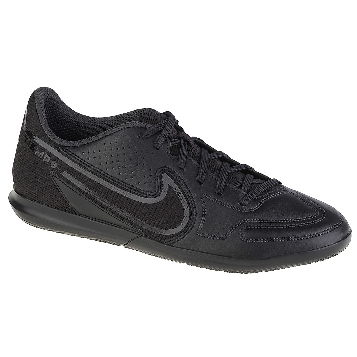 Nike Unisex Indoor/Court Soccer Tiempo Legend 9 Club IC Shoes Black/Summit White/Light Photo Blue/Black (us_Footwear_Size_System, Adult, Men, Numeric, Medium, Numeric_10)