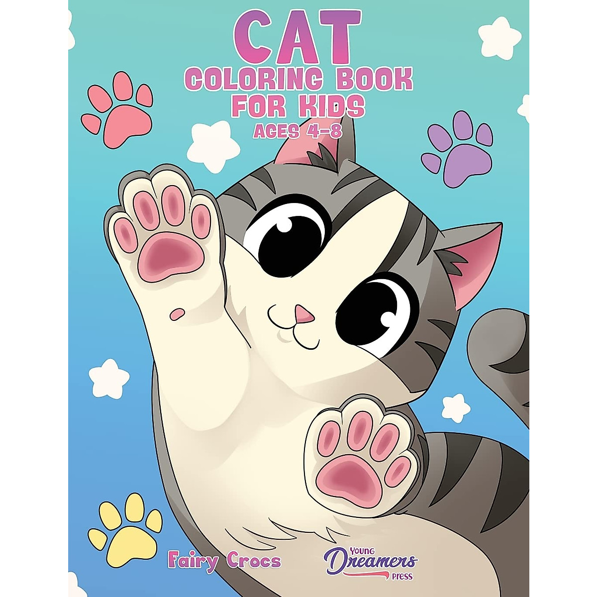 Cat Coloring Book for Kids Ages 4-8: Cute and Adorable Cartoon Cats and Kittens