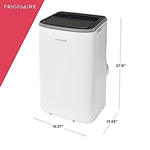 Frigidaire Portable Room Air Conditioner, 12,000 BTU with Dehumidifier Mode, in White (Renewed)