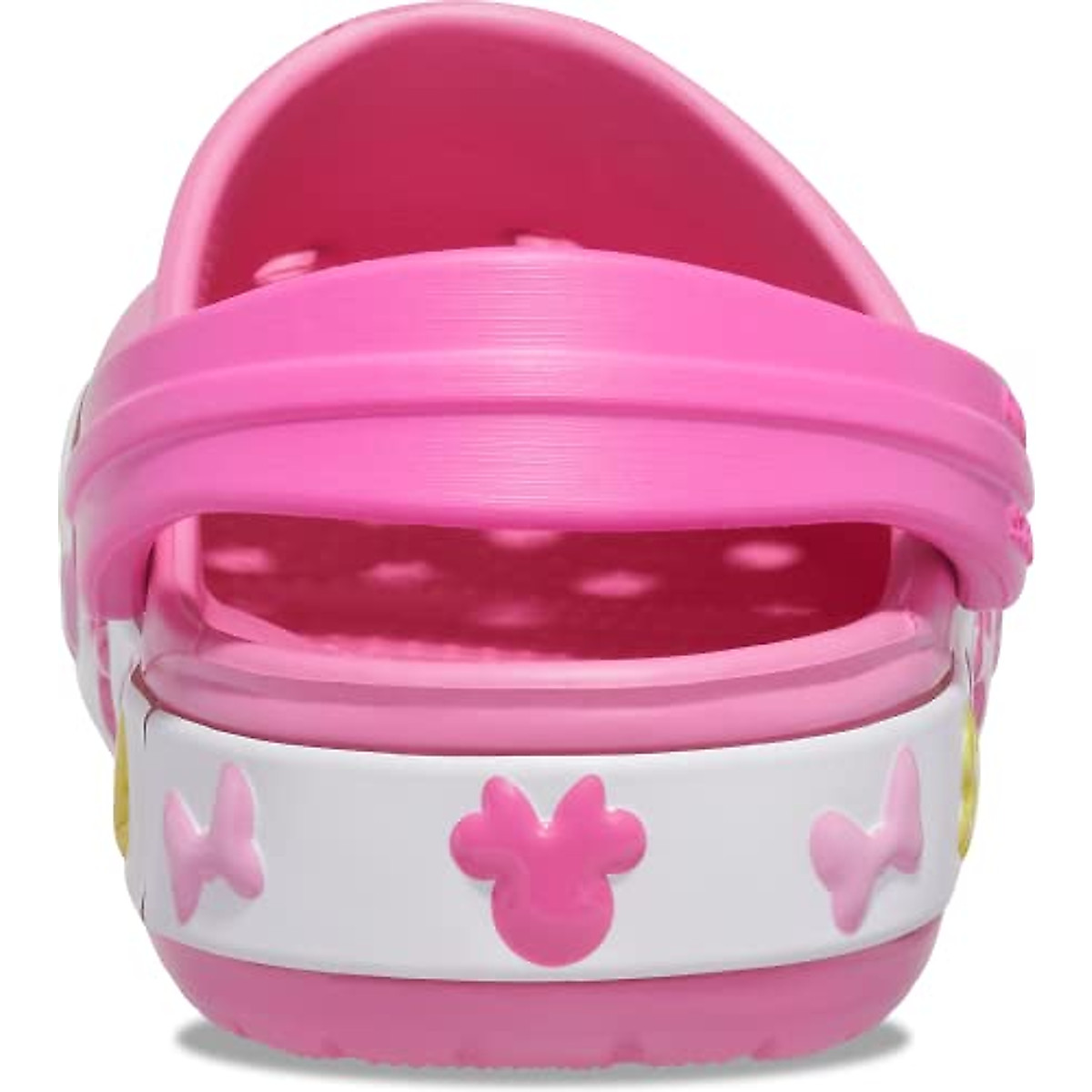 Crocs Kids' Mickey Mouse Light Up Clog | Disney Light Up Shoes, Pink Lemonade/White, 9 Toddler