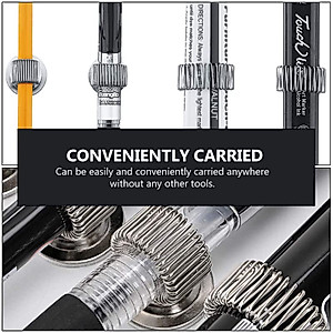 Pen Holders Rotable Self Adhesive Pen Holder Single Hole Pen Adjustable Spring Loop Clip Holder For Netbook Refrigerator Clipboard Office Accessories Supplies (Silver)