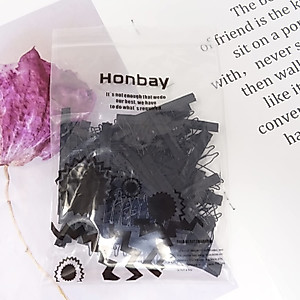 HONBAY 50PCS 7-teeth Wig Clips Wig Combs, Hair Extensions for Wig Caps DIY Wig Accessories Tools, Steel Teeth with Cloth