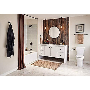 Franklin Brass KIN5PC-ORB Kinla Bathroom Accessory Kit, 5 Pieces, Oil Rubbed Bronze & Kinla -Towel Bar, Oil Rubbed Bronze -Bathroom -Towel Holder, Bathroom Accessories, KIN24-OB1, 24 inch -Towel Bar