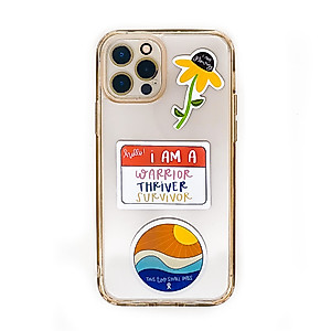 CanPlan Cancer Sticker Sheet - Uplifting Cancer Stickers for Cancer Patients - Best Cancer Gift - Gifts for Cancer Patients - A5 Size Sticker Sheet (2 Sheets)