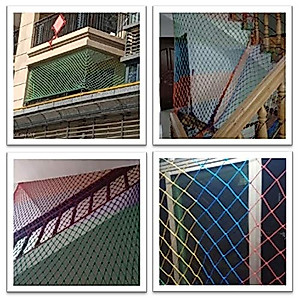Koleso 1m Dia 8mm10mm Safety Net Family Balcony Railing Stairs Anti-Falling Baby Fence Net Guardrail Safety Netting-90613