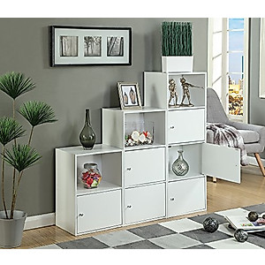 Convenience Concepts Xtra Storage 3 Door Cabinet with Shelf, White