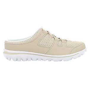 Propét Women's TravelActiv Slide Sneaker, Sand, 8.5 XX-Wide US
