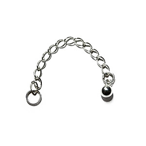 apop nyc 925 Sterling Silver Chain Extender for Necklaces 2 inch [Jewelry]