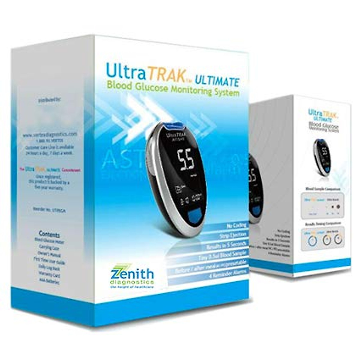 200Ct Test Strips Plus Free Ultra Trak Ultimate Meter, 4 Boxes 50 Strips Plus 1 Free Meter
