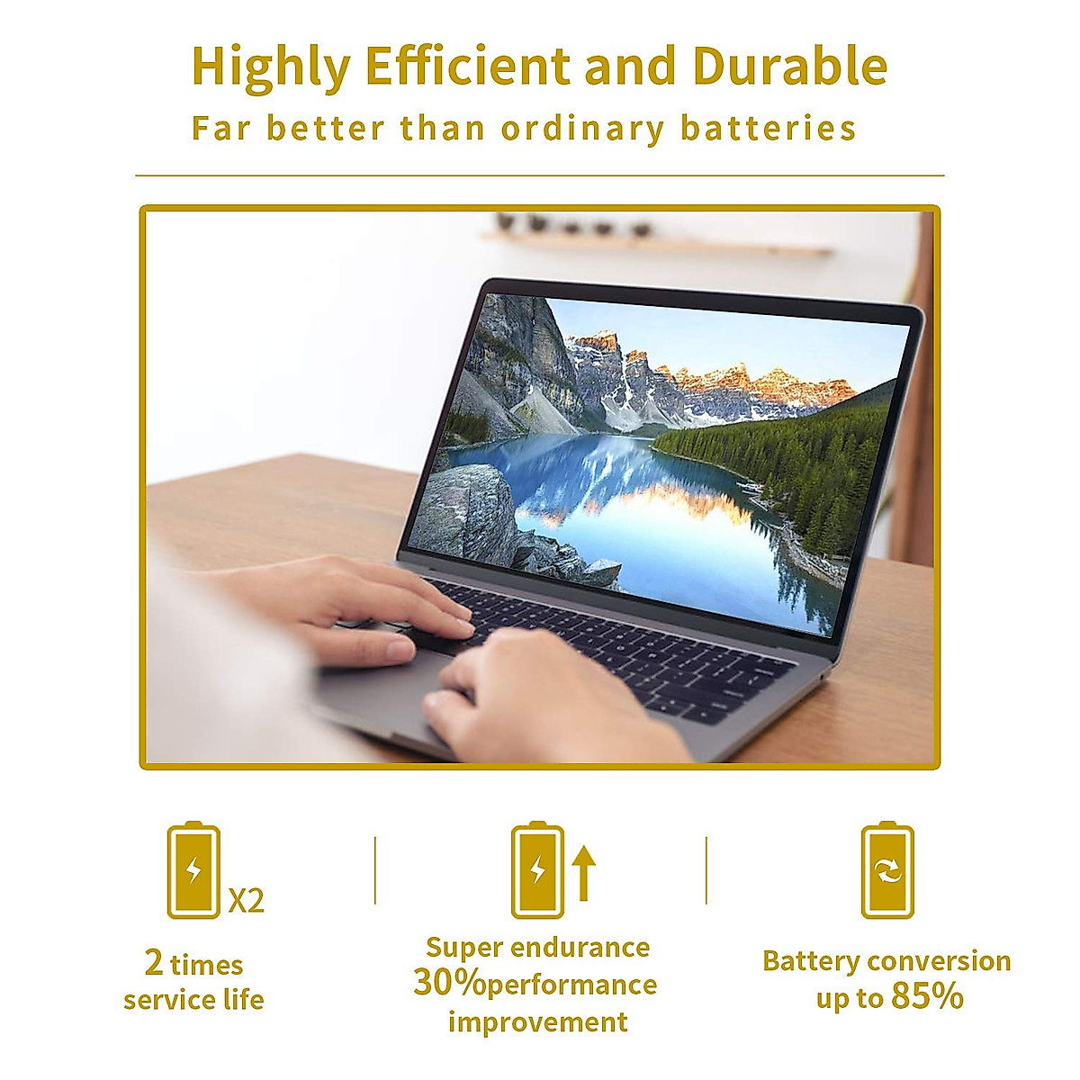 Allianwere F62G0 Replacement Laptop Battery Compatible with Dell Inspiron 13 7373 7000 7370 7380 7386 P83G P83G001 P83G002 Vostro 13 5370 D1525S D1505G R1605S D2505G Series Notebook F62GO RPJC3 39DY5