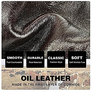 Contact's Kiss Lock Wallet for Women Leather Clutch Wallet Vintage Coin Purse RFID Wallet Bifold Brown Card Phone Holder