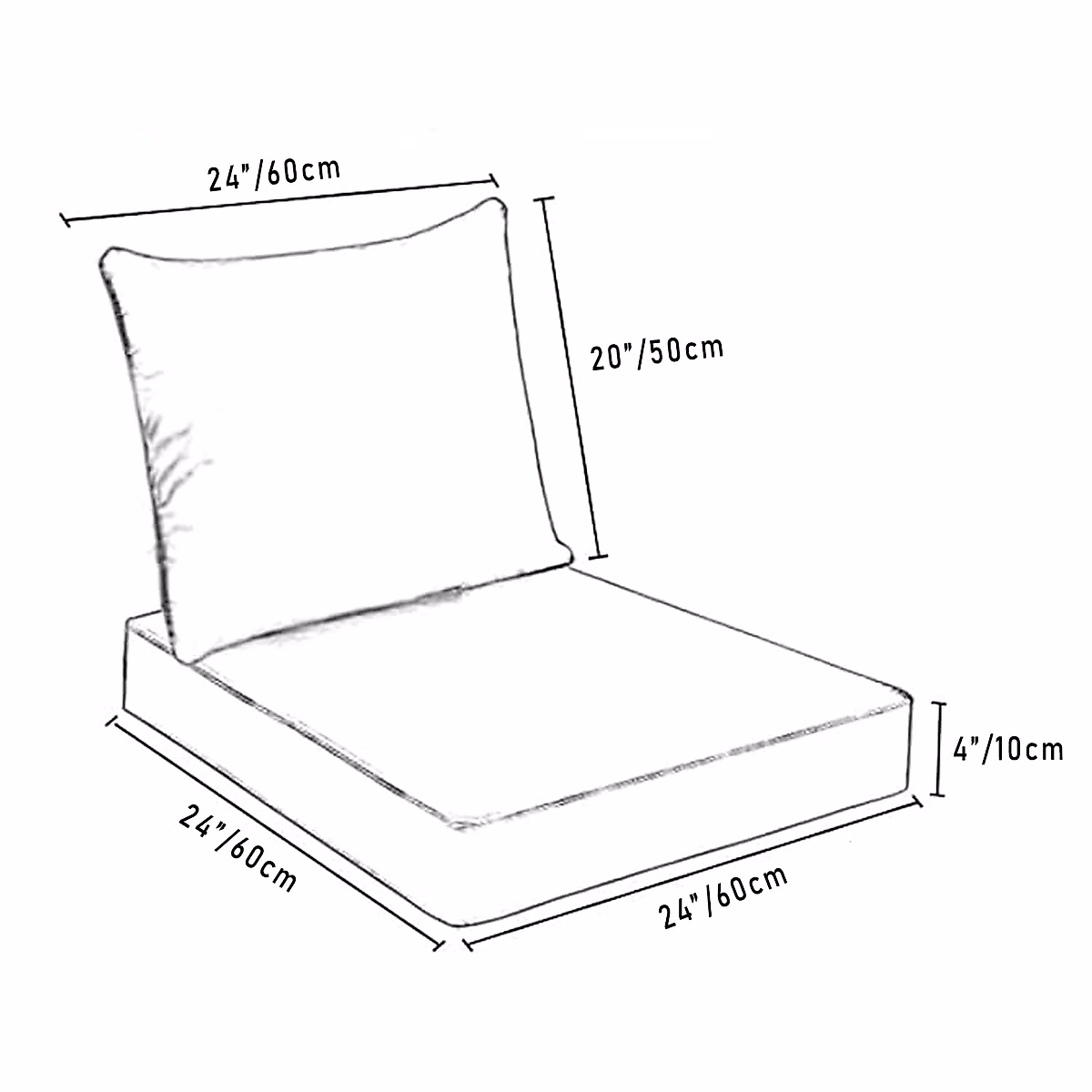 All Smiles Outdoor Seat Cushions for Patio Furniture Cushions Set of 24X24 Inch Waterproof Garden Flowers Farmhouse Decorative Cushions for Chair Chair Yard Garden Deck