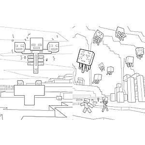 The Official Minecraft Coloring Adventures Book: Create, Explore, Color!: For Young Artists and Kids 5-10 (Gaming)