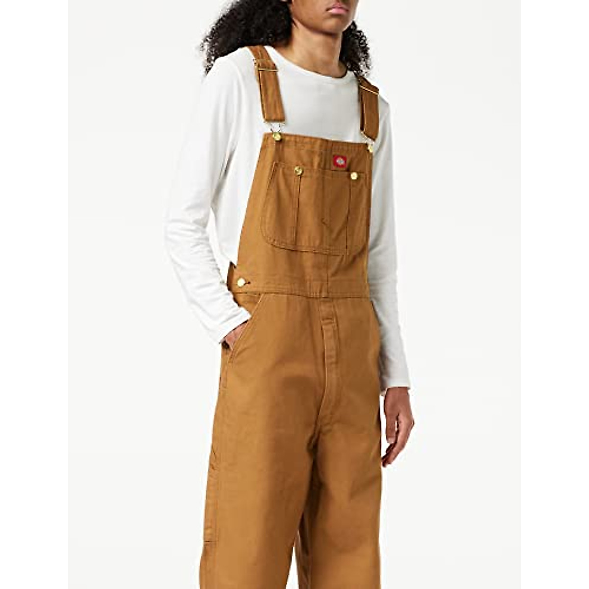 Dickies mens Bib overalls and coveralls workwear apparel, Brown Duck, 30W x 30L US
