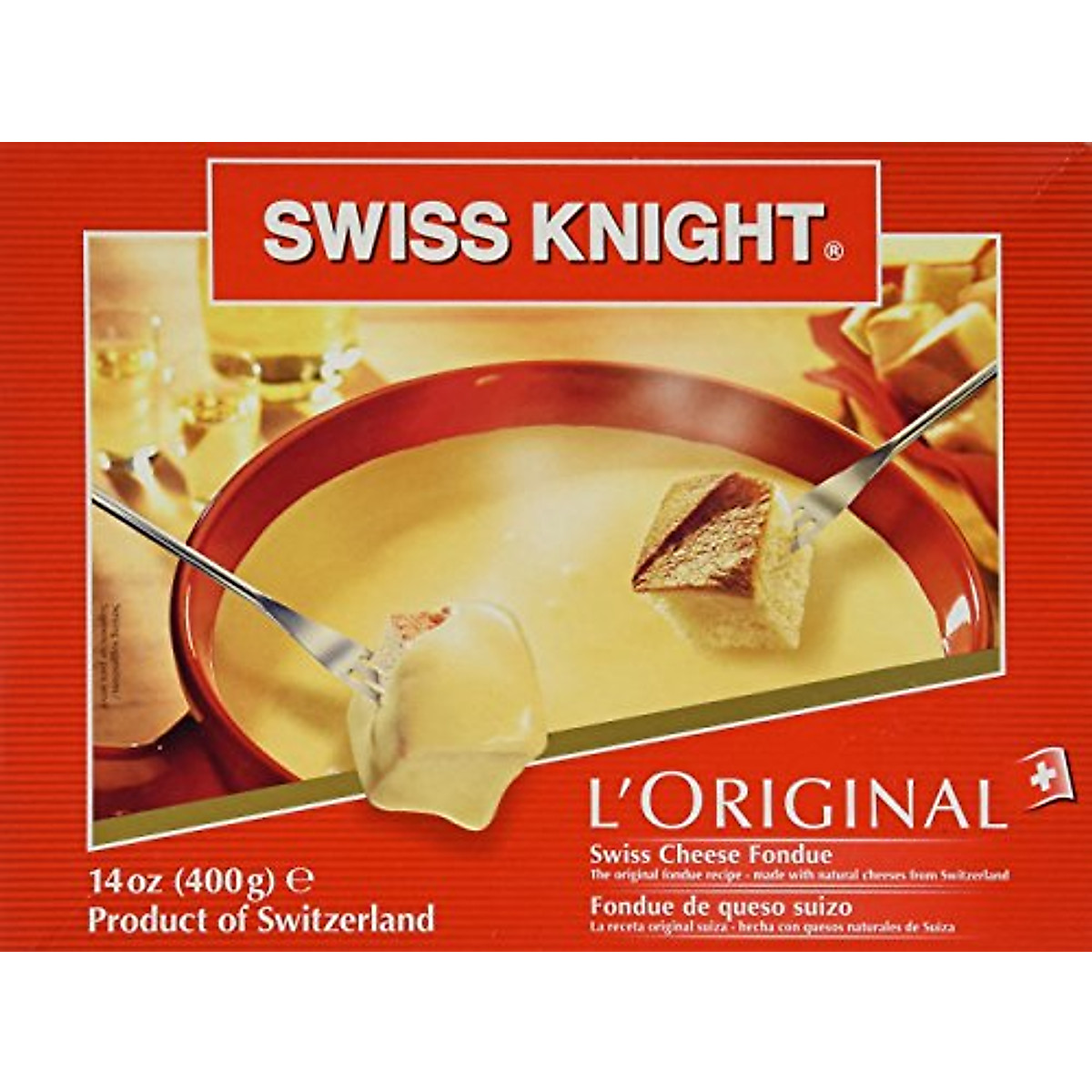 Swiss Knight Fondue - L'Original From Switzerland, 14 Oz.