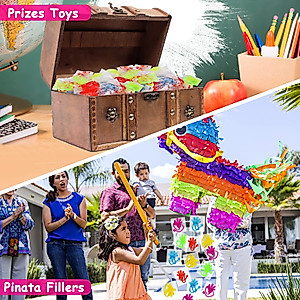 100PCS Glitter Sticky Hands Party Favors for Kids Birthday Supplies Halloween Goodie Bag Stuffers Classroom Treasure Box Carnival Prizes Bulk Treat Gift Trinkets Pinata Filler Stuff Mini Stretchy Toys