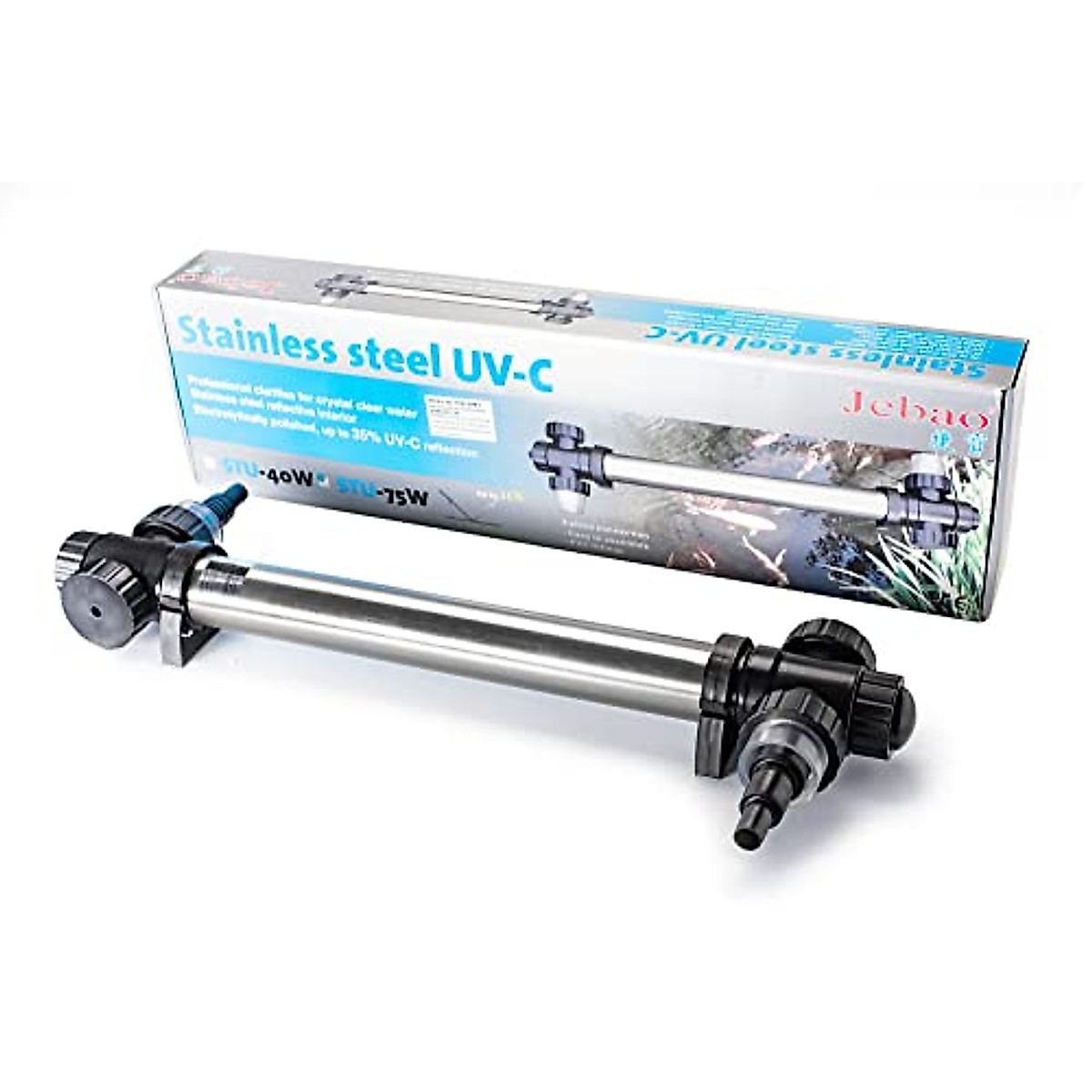 Jebao STU Stainless Steel UVC Clarifier (75-watt)