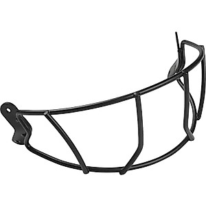 Rawlings | MACHWG Batting Helmet Facemask | Baseball | Fits all MACH Series Helmet Models | Senior/Junior | Black