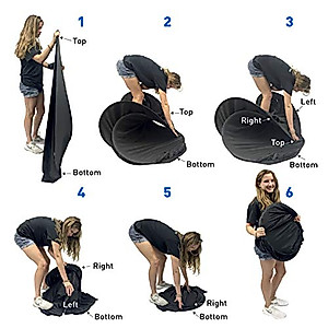 EasyGoProdcuts ZZZ Play & Crib Canopy Blackout Instant Tent – Compatible with Pack ‘n Play, Baby Bjorn & Lotus Travel Crib, Lotus Crib & Others… New Zipper System Patented