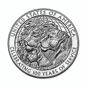 2017 P Lions Clubs International 2017 Centennial Proof Silver Coin $1 Brilliant Uncirculated