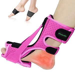 Plantarelief Plantar Fasciitis Night Splint: Plantar Fasciitis Relief Heel Pain for Women Men - Plantar Fasciitis Brace Arch Support - Dorsal Night Splints Relief Achilles Tendonitis Foot Drop