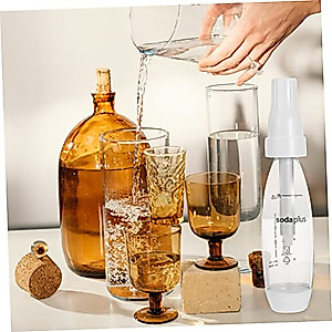 1pc sparkling water machine carbonating soda maker machine for home co2 water carbonator fizzy beverage machine fizzy drink maker DIY tools white food grade bpa cocktail household