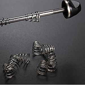 MOONDKIST 20Pcs Quick Release Bike Wheel Skewer Spring, Quick Release Skewer Stainless Steel Springs for Fixed Gear Road Bike Modified Parts