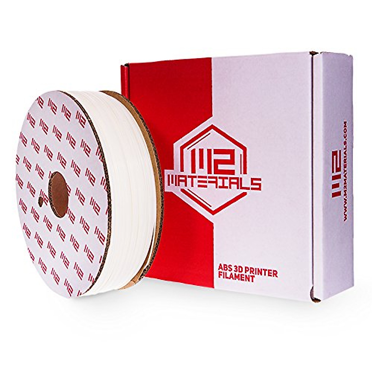 M2 Materials ABS Filament 56ci for Stratasys Dimension 1200es/Dimension Elite/Fortus 250mc, Natural