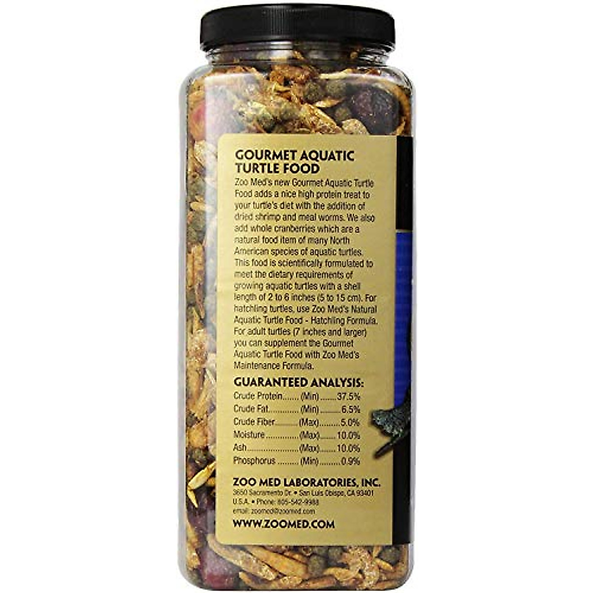 Zoo Med Gourmet Aquatic Turtle Food 11 oz - Pack of 2