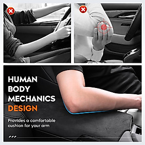 Youxmoto Center Console Lid 2007-2014 Fit for Chevy Silverado 1500 2500 3500/Suburban/Avalanche, Armrest Cover Fit for GMC Sierra 2008 2009 2010 2011 2012 2013, Only fits Full Central Floor Consoles