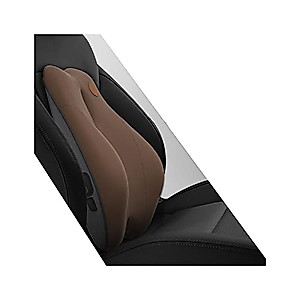 SUSOSU Lumbar Pillow Electric Massage Lumbar Pad Lumbar Support Car Seat Memory Foam Headrest Pillow Backrest Pillow Neck Pillow Drive (Color : Blue)