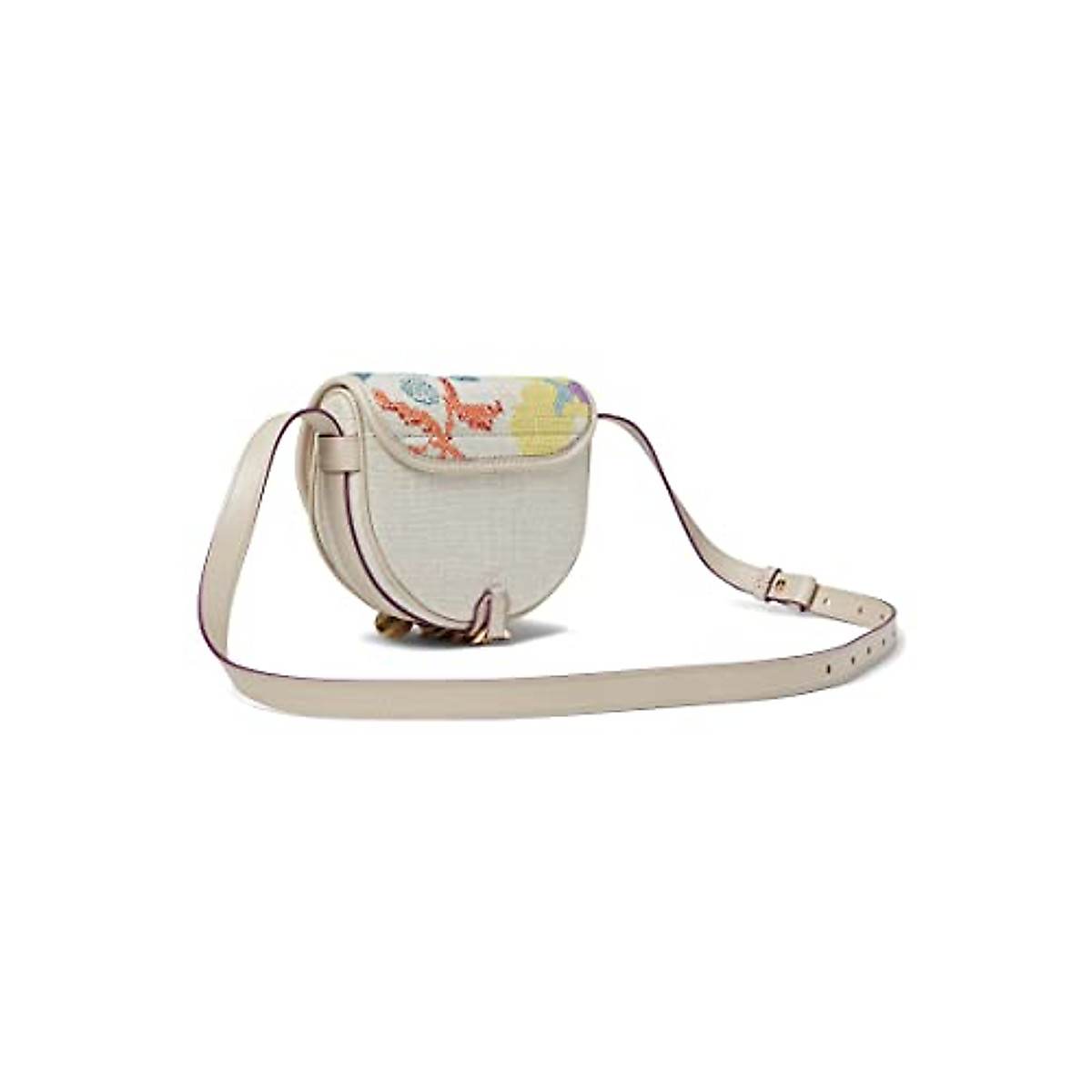 See by Chloe Mara Small Saddle Cement Beige One Size