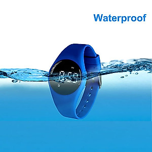 e-vibra Vibrating Alarm Watch, Water Resistant Potty Training Watch Rechargeable Medical Reminder Watch with Timer and 15 Daily Alarms (Black)