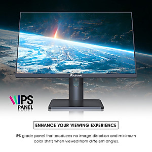 HAJAAN 24” Inch Full HD (1920 x 1080) IPS Desktop Monitor, 75 Hz Refresh Rate, Adjustable Tilt, Wall Mountable HDMI & VGA Ports | Monitor for PC, Ideal for Home & Business (S2423i)