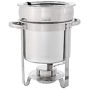 Winco 207 Stainless Steel Soup Warmer, 7-Quart, Medium