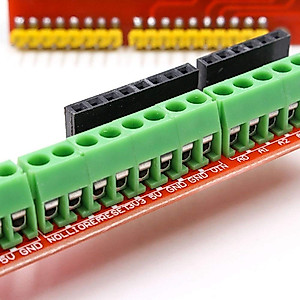 DAOKI 2Pcs Screw Shield V2 Expansion Board Terminal Compatible with Arduino UNO R3 with Dupont Cable Female to Male