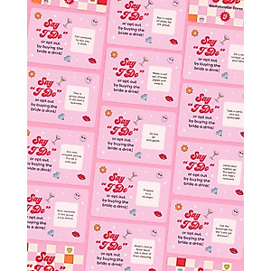 xo, Fetti Bachelorette Scratch Off Card Game Gift - 25 Dares | Bachelorette Party Decorations, Bride to Be Gag Gift, Bridesmaid Favors, Bridal Shower Supplies, Dare Girls Night Out