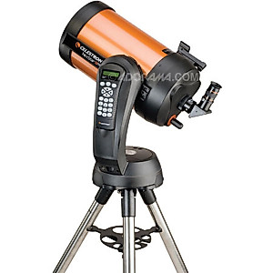 Celestron NexStar 8 SE Schmidt-Cassegrain Computerized Telescope, Bundle with Night Vision Flash Light, Sky Maps Book, 1.25" Moon Filter, Cleaning Kit