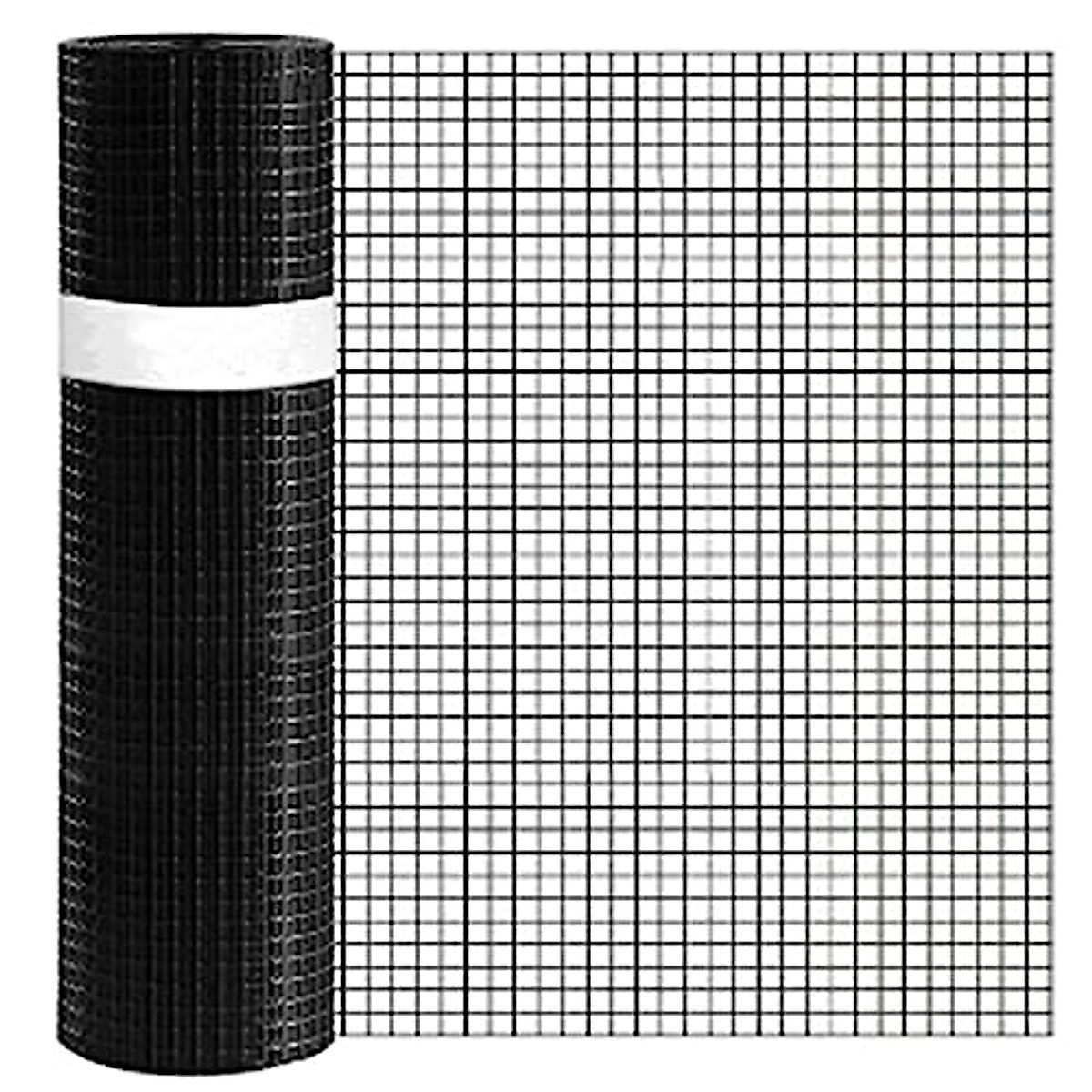 Upgraded Black Hardware Cloth Galvanized Wire Mesh 1/2 Inch 19 Gauge Chicken Wire Fence Roll Welded Wire Mesh Fence Roll for Home and Garden Fence and Home Improvement Project (1/2 inch 36''x100')