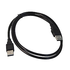 Your Cable Store 3 Foot Black USB 2.0 High Speed Male A to Male A Cable