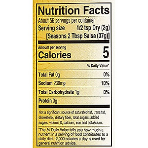 Mrs. Wages Medium Spicy Salsa Seasoning Mix, 4 Oz (Pack of 6)