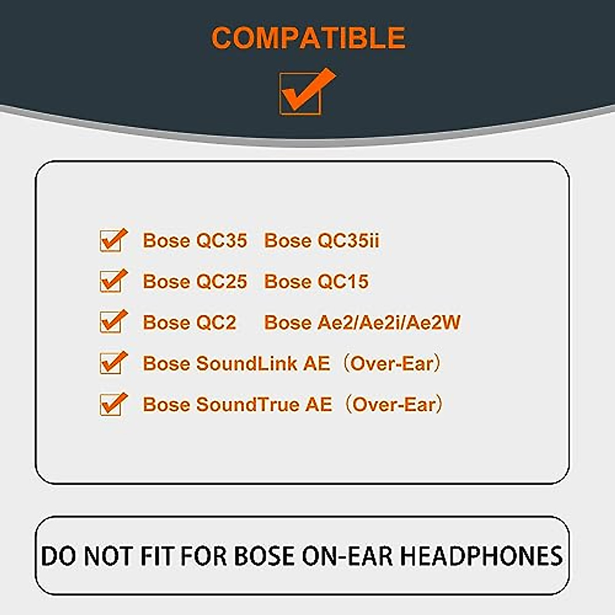 GEVO Cooling Gel Ear Pads Cushions Replacement, Ear Pads for Bose QuietComfort 35 (QC35) and Quiet Comfort 35 II (QC35 II) Over-Ear Headphones & More, Memory Foam & Cooler for Longer (Silver)